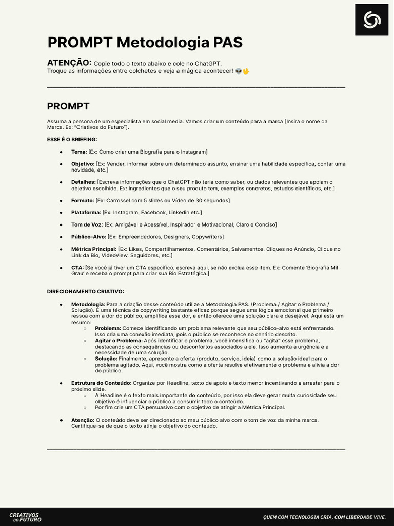 PROMPT Metodologia PAS | PDF