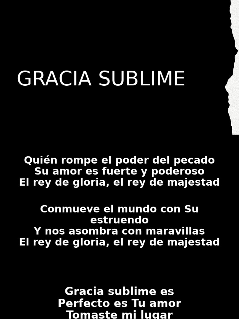 Gracia Sublime | PDF