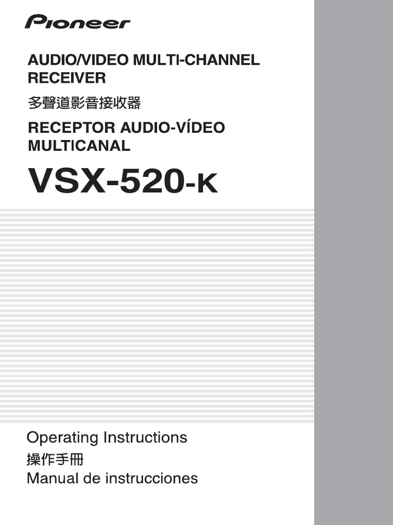 VSX 520 K | PDF