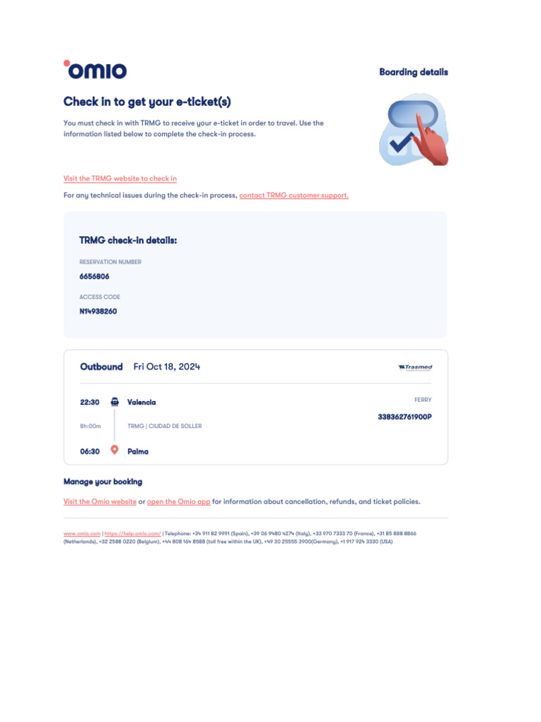 Omio Print Tickets FH16NO0271VE | PDF | Oral Communication | Numbers