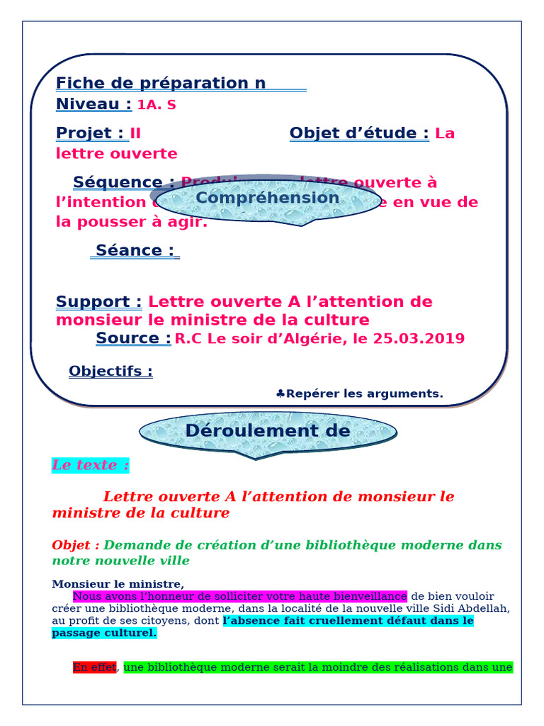 2as Projet 1 | PDF