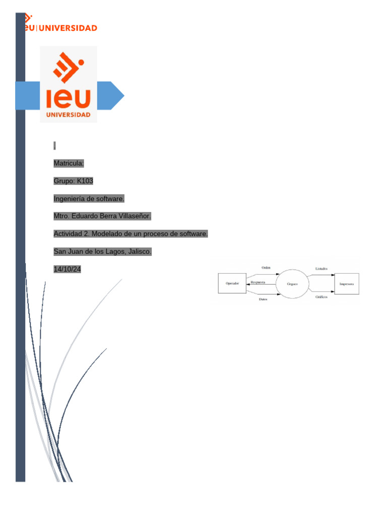 Actividad 2. Modelado de Un Proceso de Software | PDF