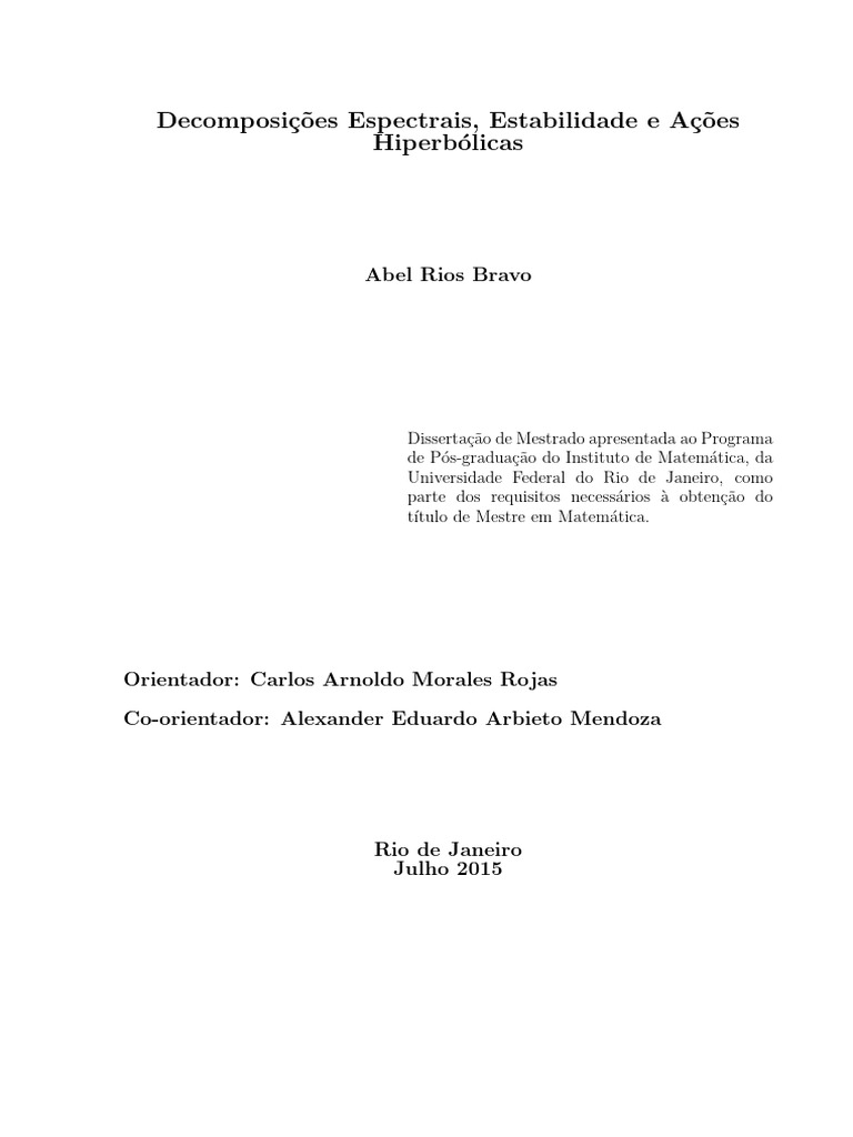 Diss Abel Rios Bravo 2015 | PDF