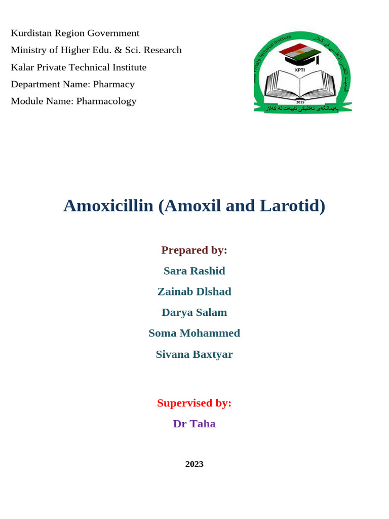 Amoxicillin | PDF
