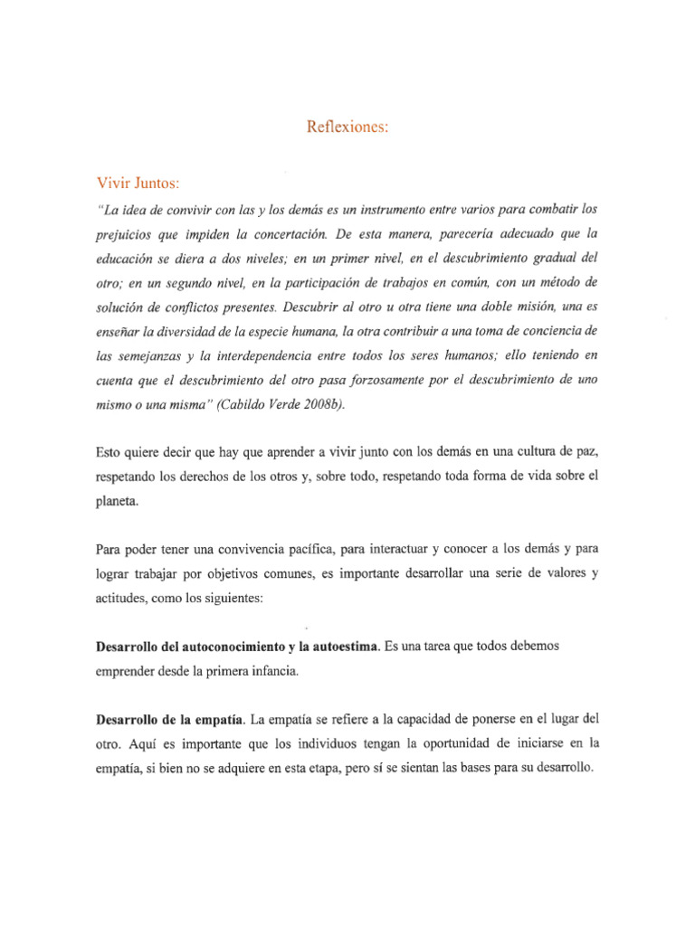 Reflexiones | PDF