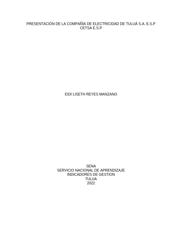 Presentación de La Empresa CETSA | PDF