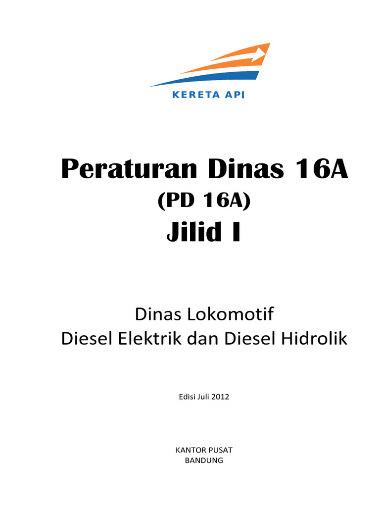 PD 16A Jilid 1 | PDF