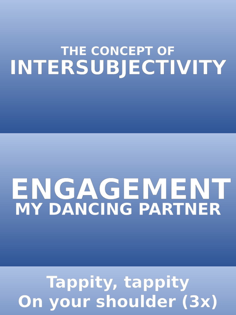Inter Subjectivity | PDF