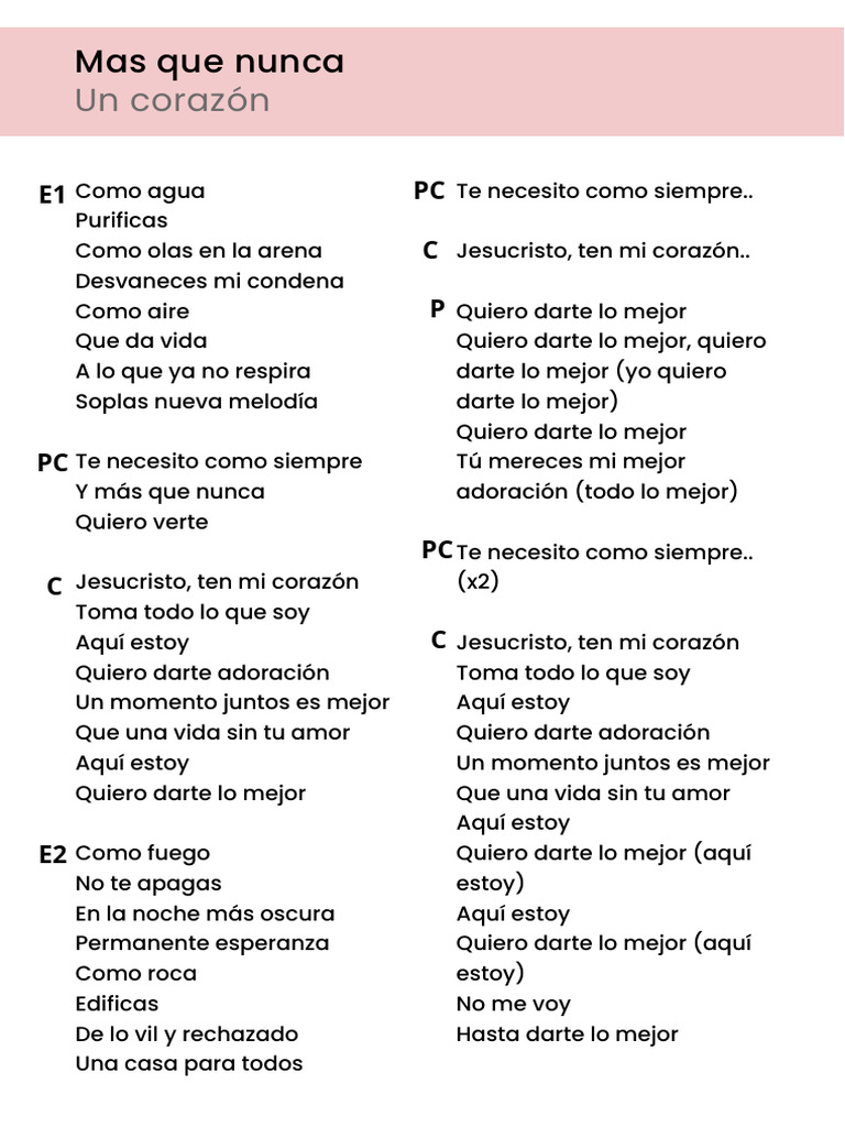 MAS QUE NUNCA | PDF