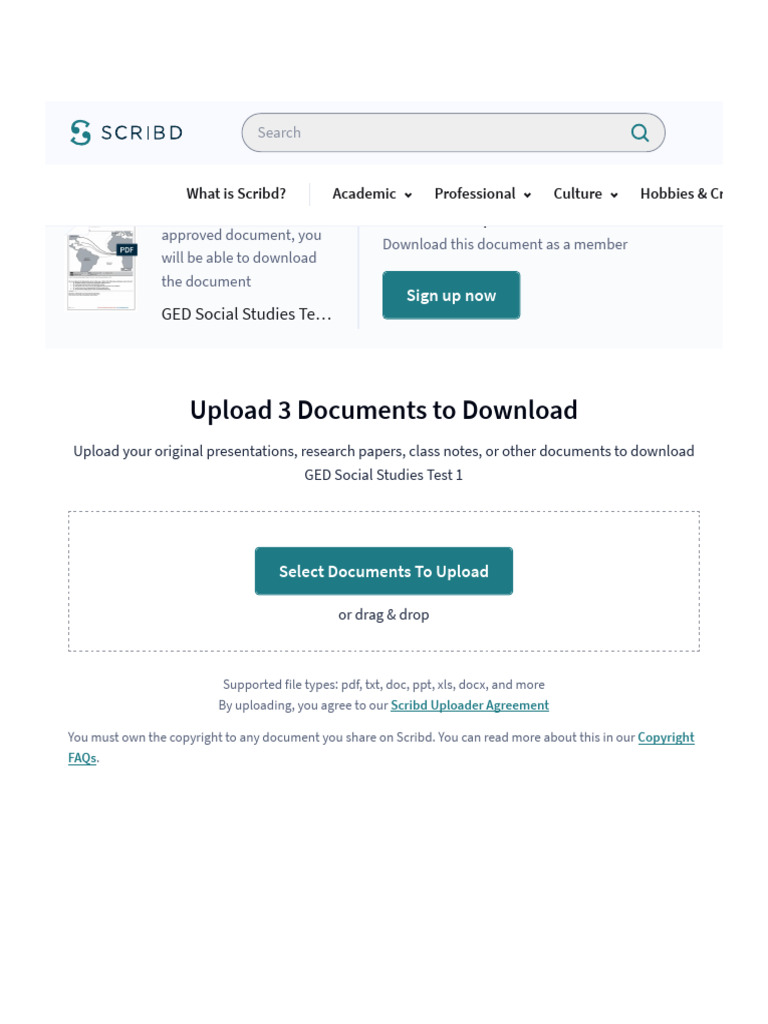 Upload A Document - Scribd | PDF