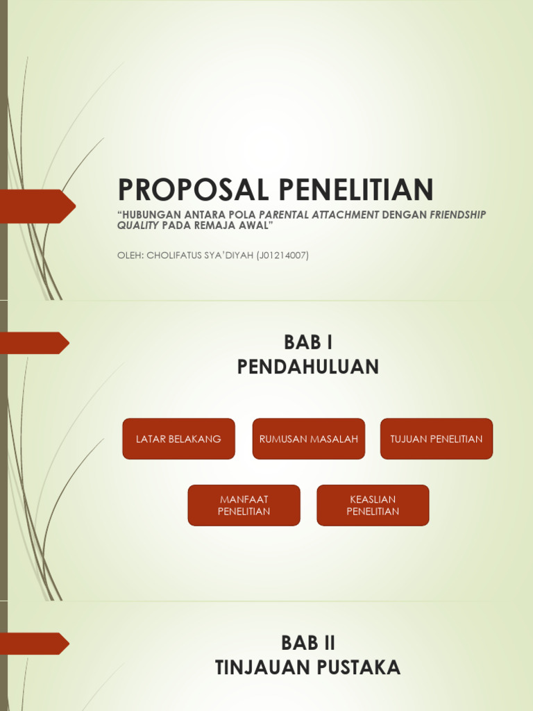 Proposal Penelitian | PDF