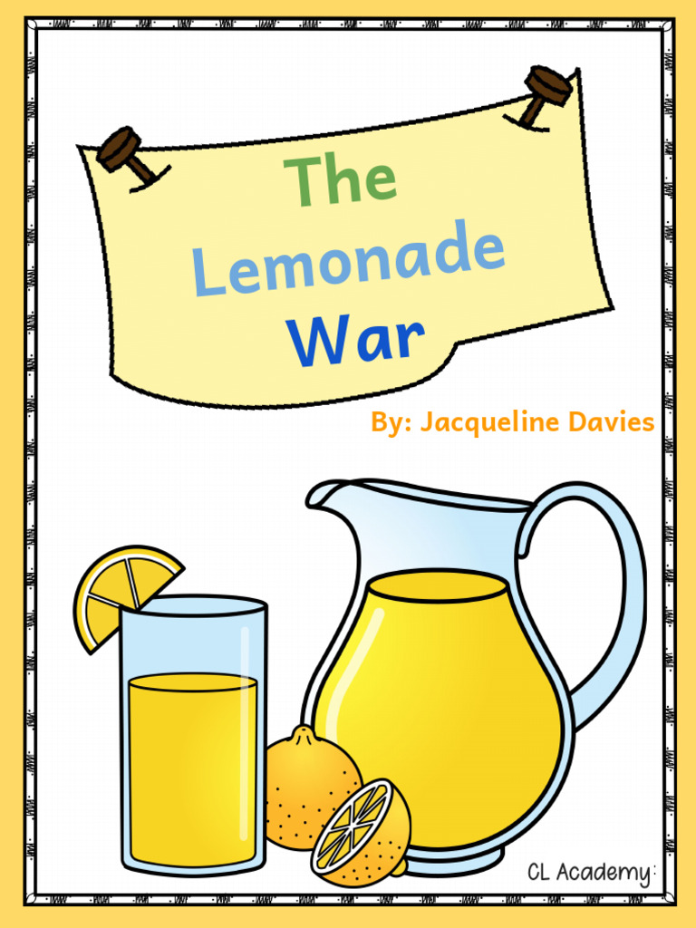 Lemonade War Novel Study Updated | PDF