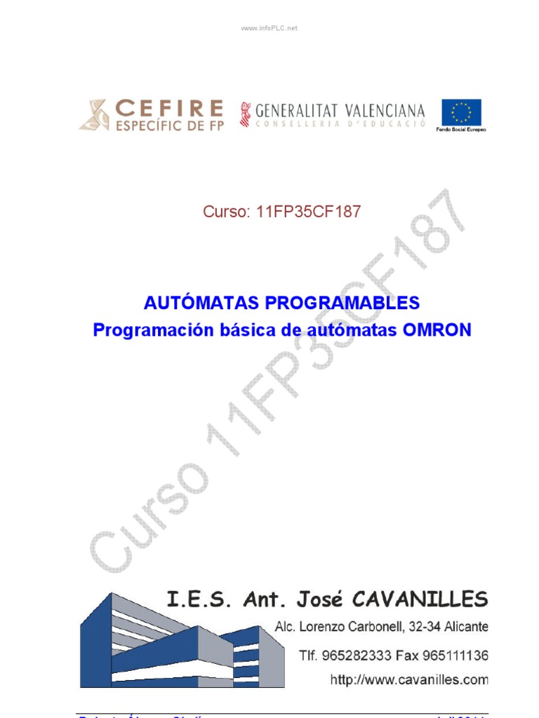Basico Omron Programacion | PDF | Poco | Memoria del ordenador