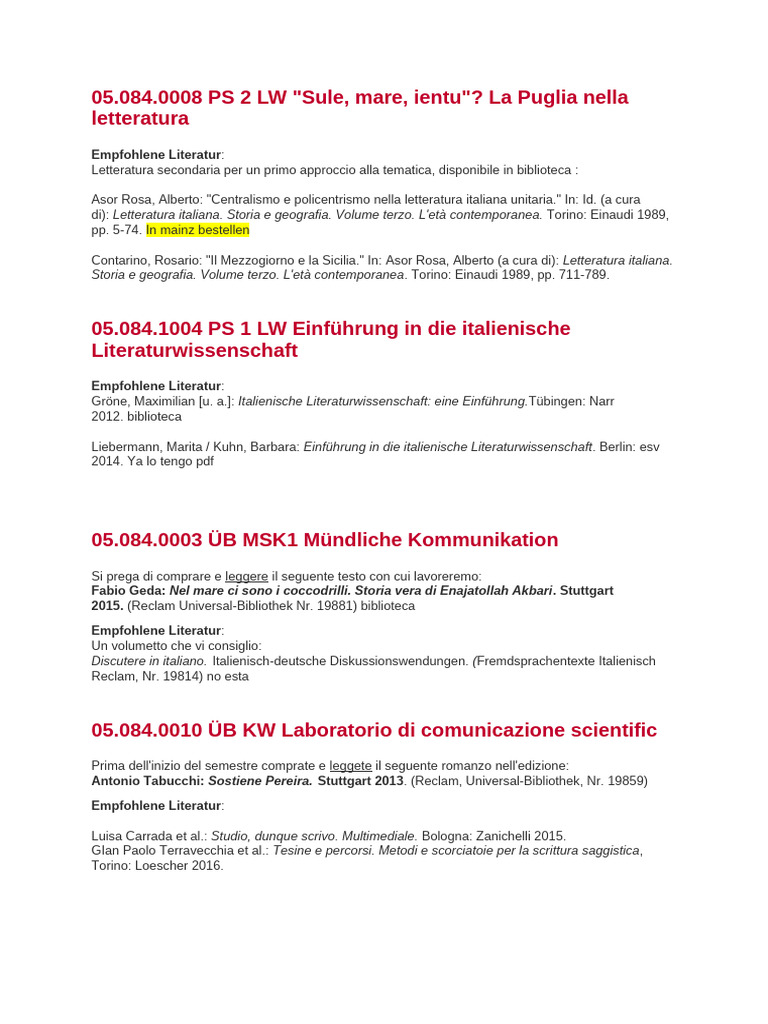 Literatura para El Semestre | PDF