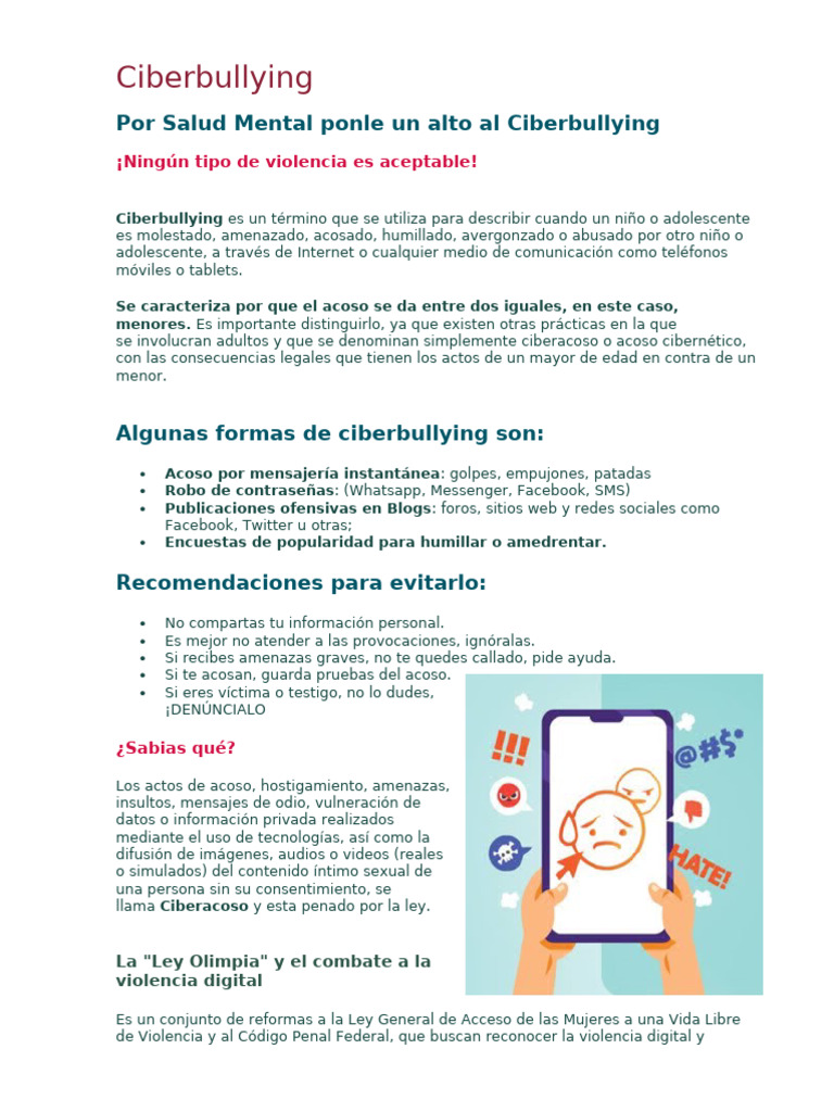 Ciberbullying | PDF