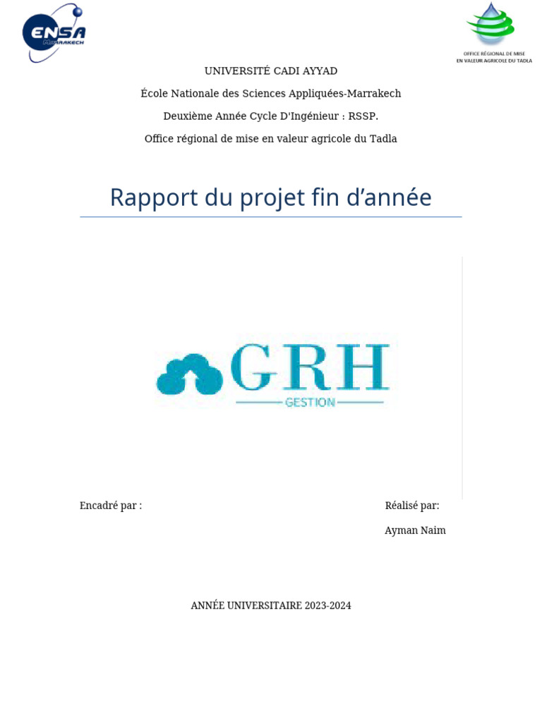 Rapport PFA | PDF