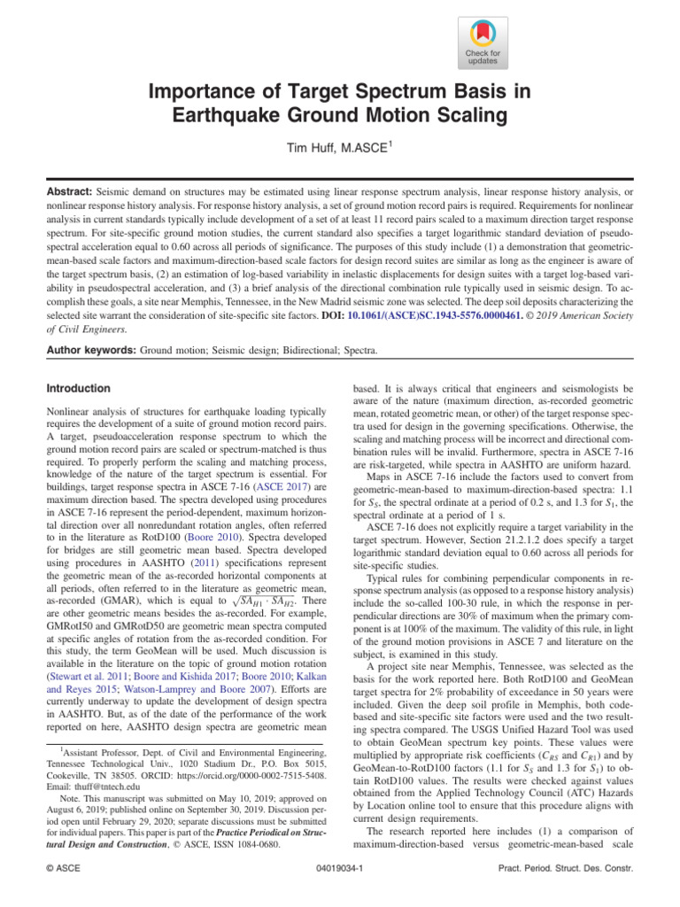 Importance of Target Spectrum | PDF