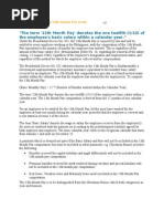 13th Month Pay and 14th Month Pay | PDF | Salary | Tax Exemption