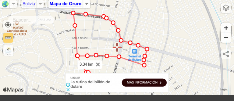 Mapa de Oruro - Plano de Oruro Interactivo | PDF