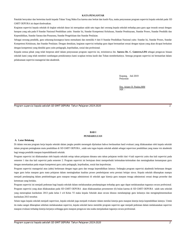 Ma Any Supervisi | PDF