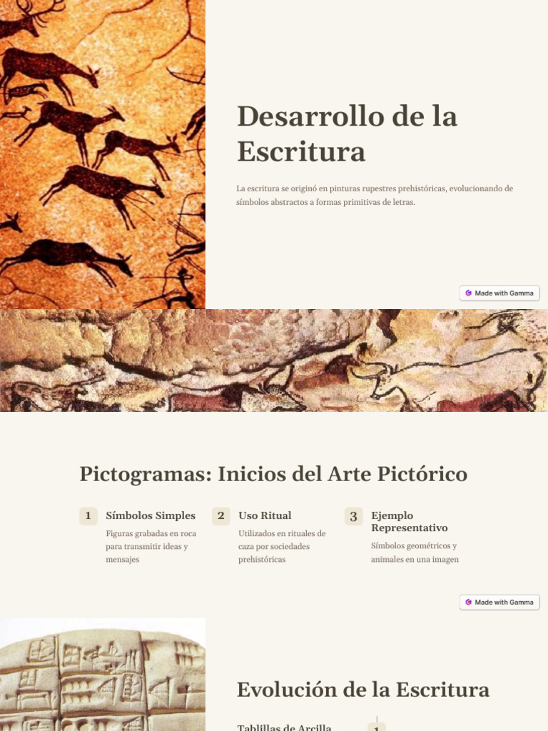 Desarrollo de La Escritura | PDF