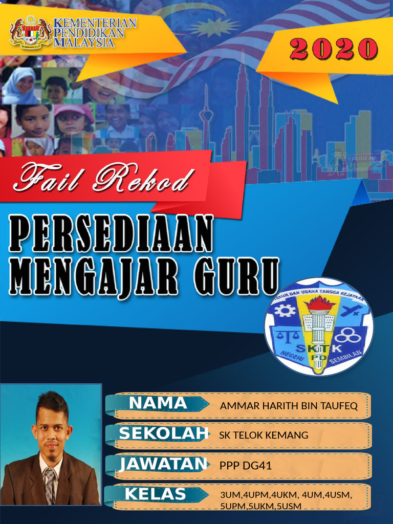 Fail Rekod Persedian Mengajar 2020 Edisi KPM - by MR - Mu | PDF