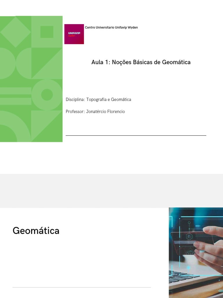 Aula 1 - Noc o Es Ba Sicas de Geoma Tica | PDF