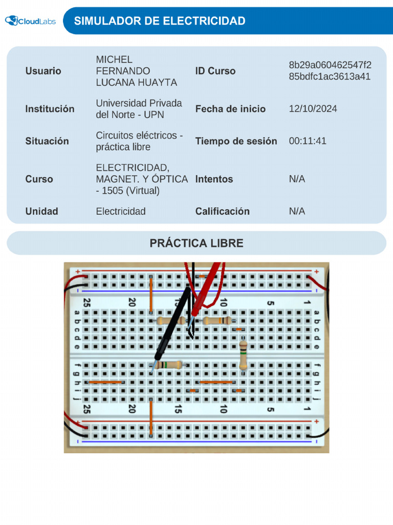 Circuitos Eléctricos Práctica Libre 8 Pdf