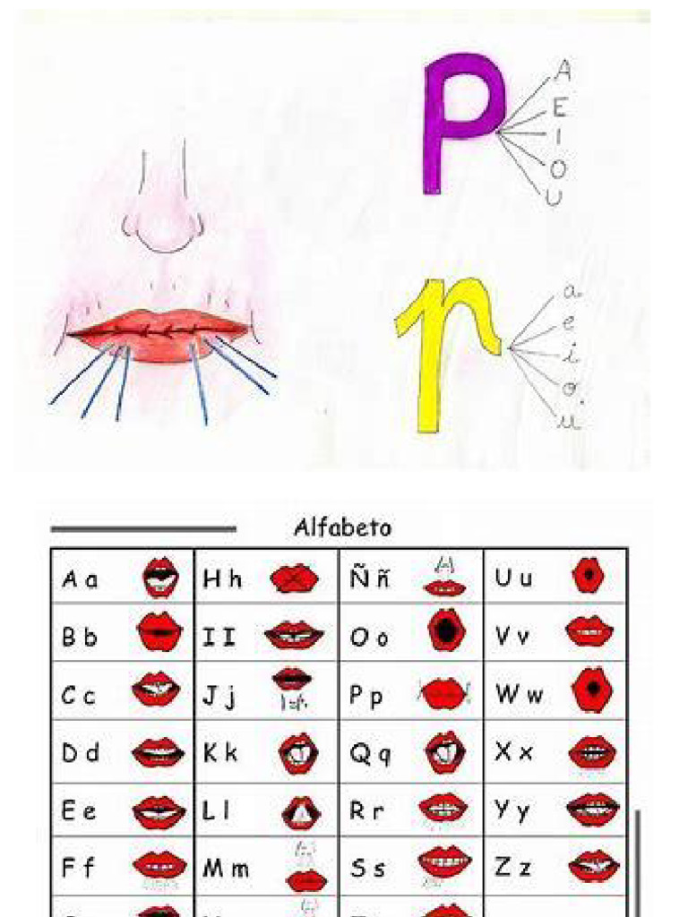 Fonemas Posicon de La Lengua | PDF