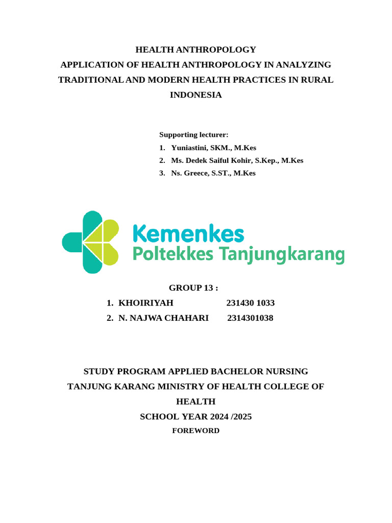 ANTRO KEL 13 ENG | PDF
