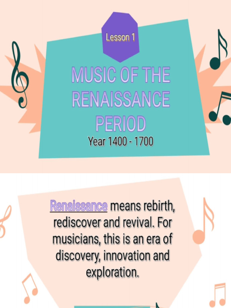 Renaissance Period | PDF