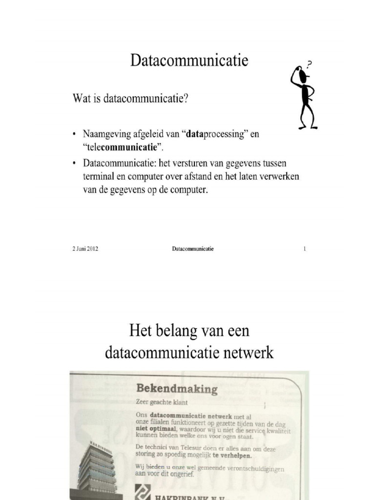 Datacommunicatie Versie 2012 (Compatibility Mode) | PDF