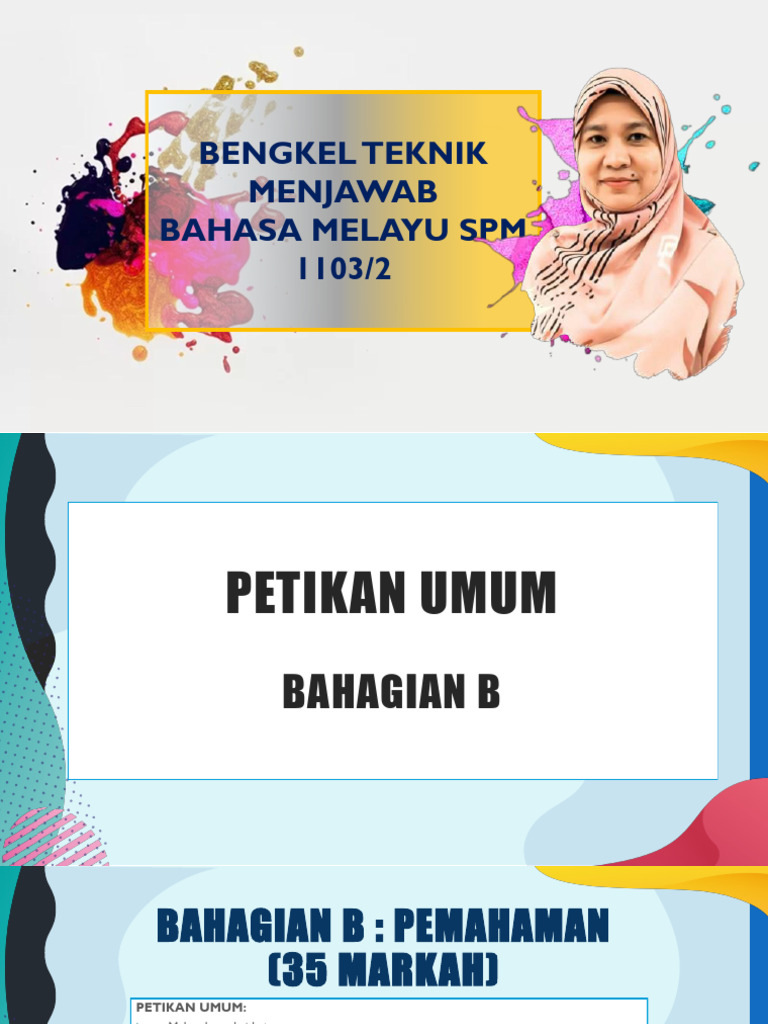 Teknik Menjawab Petikan Umum Dan Sastera | PDF