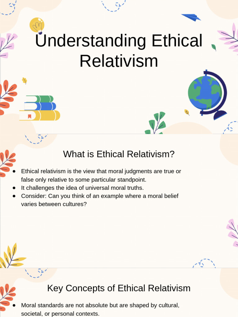 Ethical Relativism | PDF | Relativism | Morality