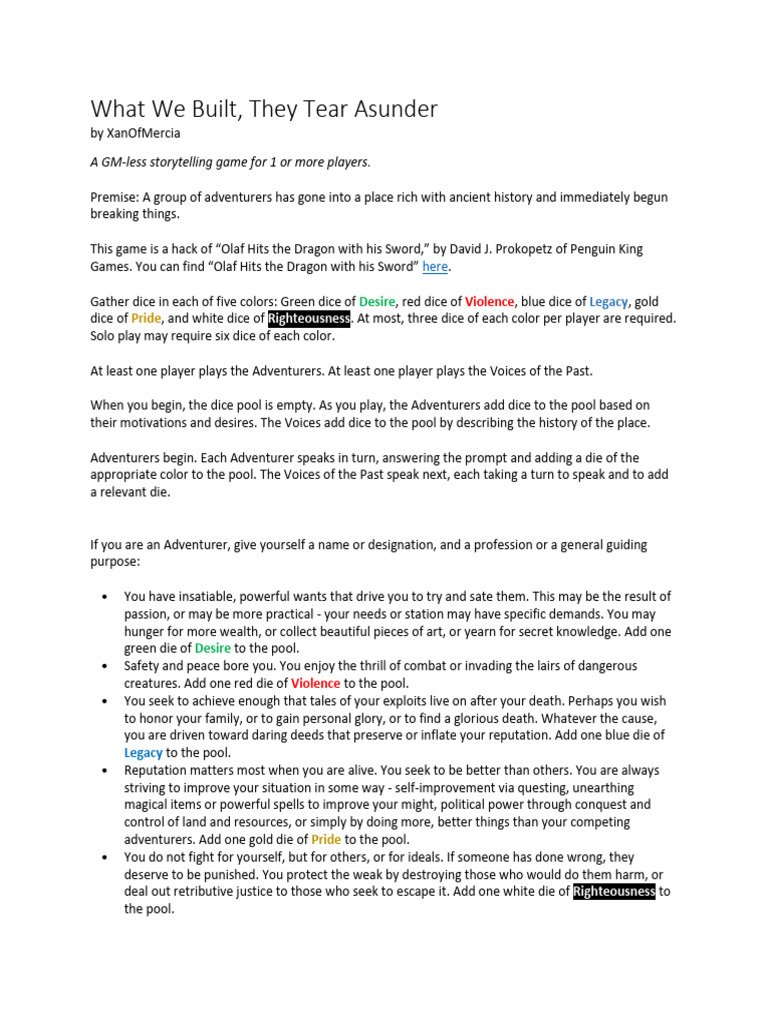 What We Built, They Tear Asunder' | PDF