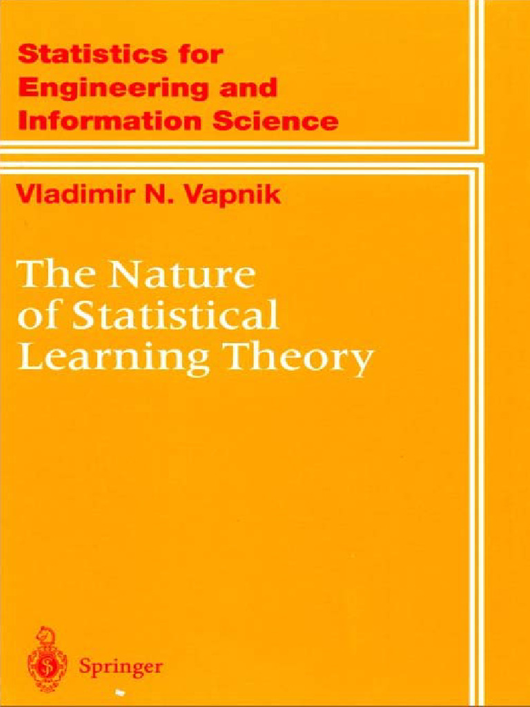 The Nature of Statistical Learning Theory | PDF