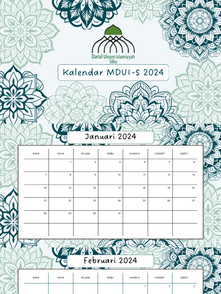 Kalendar 2024 MDUI-S - 20241007 - 085652 - 0000 | PDF