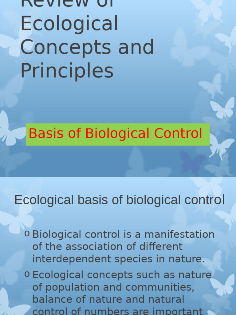 Ecological Principles of Biological Control | PDF | Herbivore | Science ...