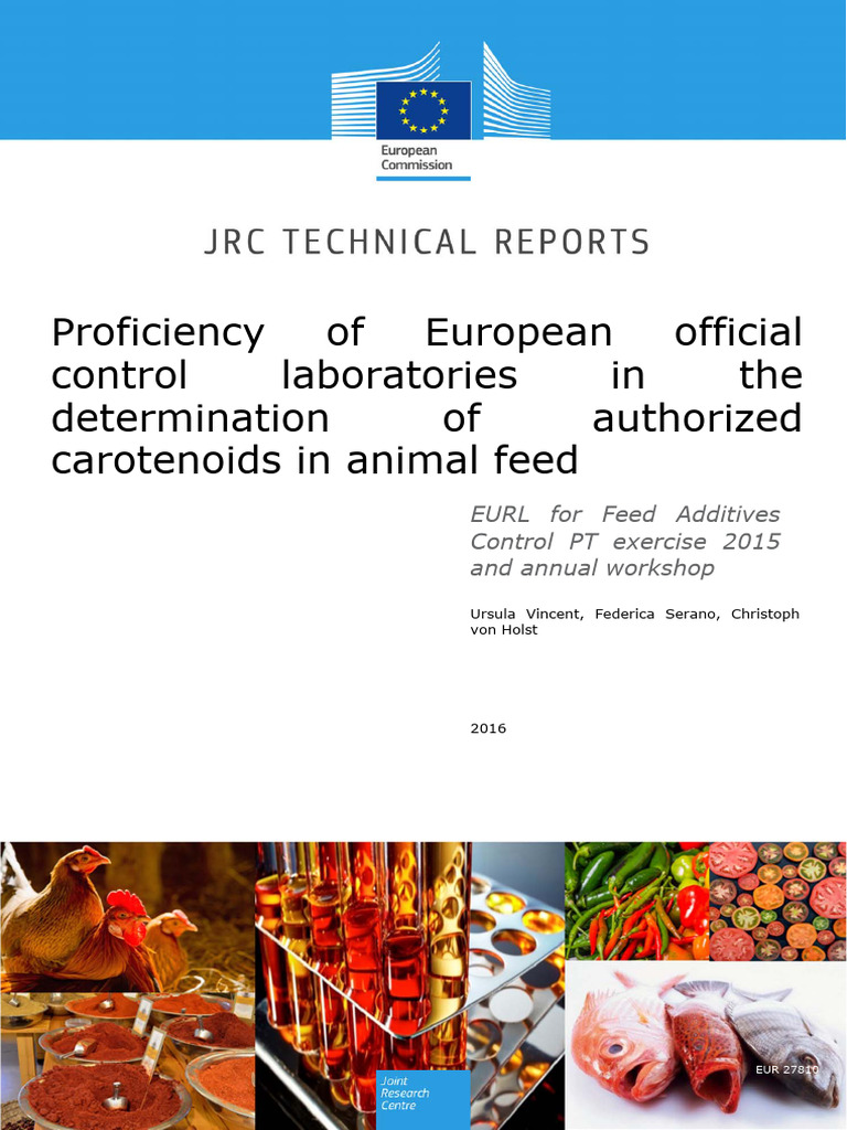 JRC Technical Reports - Eur Carotenoids 2015 | PDF