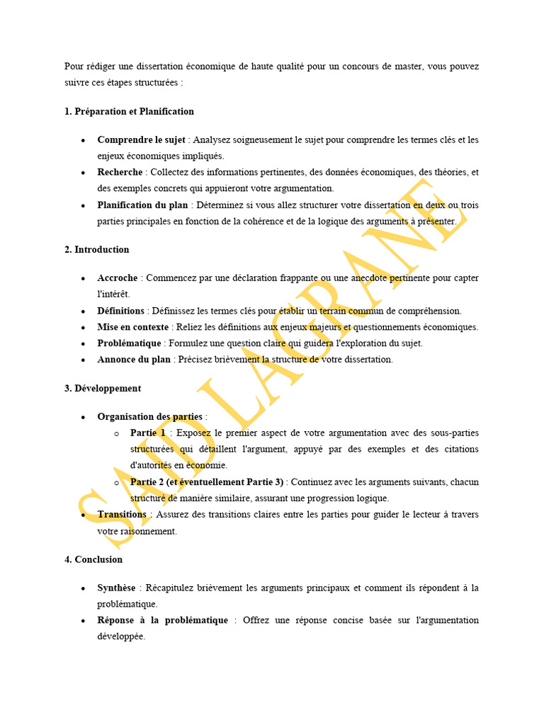 Dissertation Économique | PDF