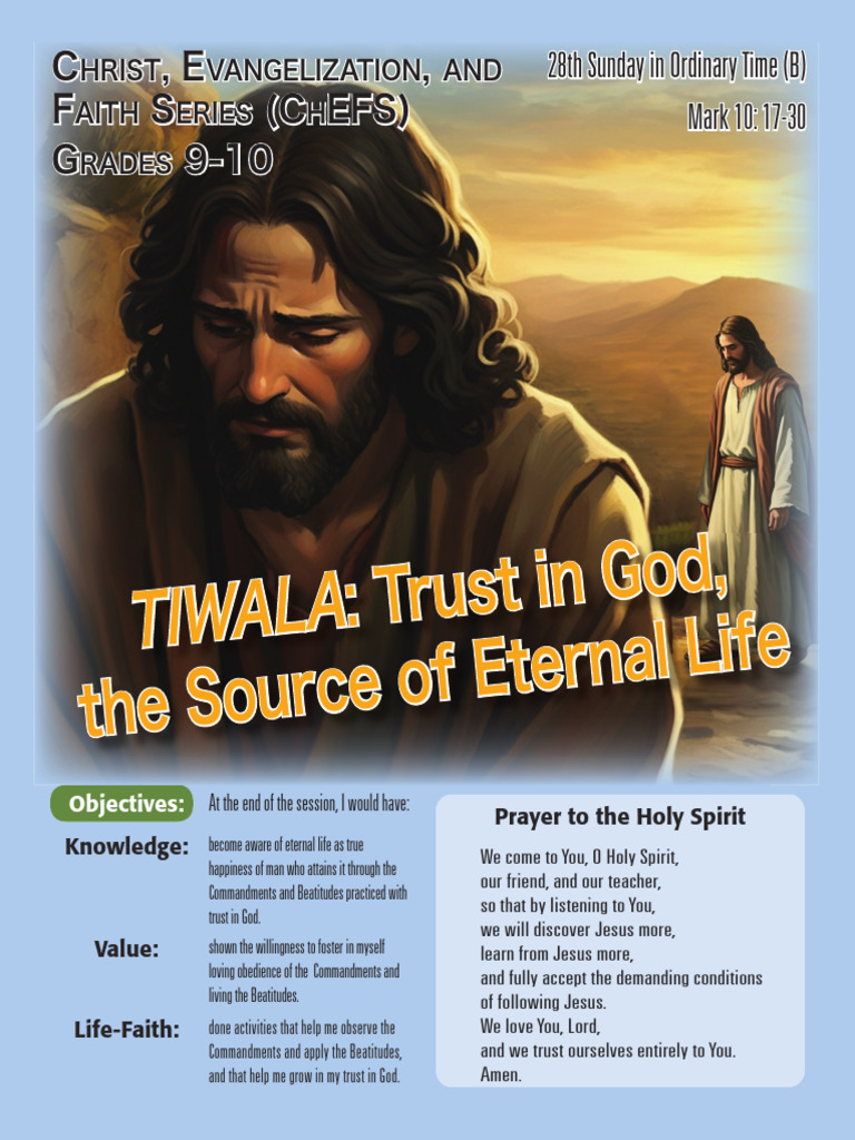 Grade 9-10 28th Sunday B LT | PDF