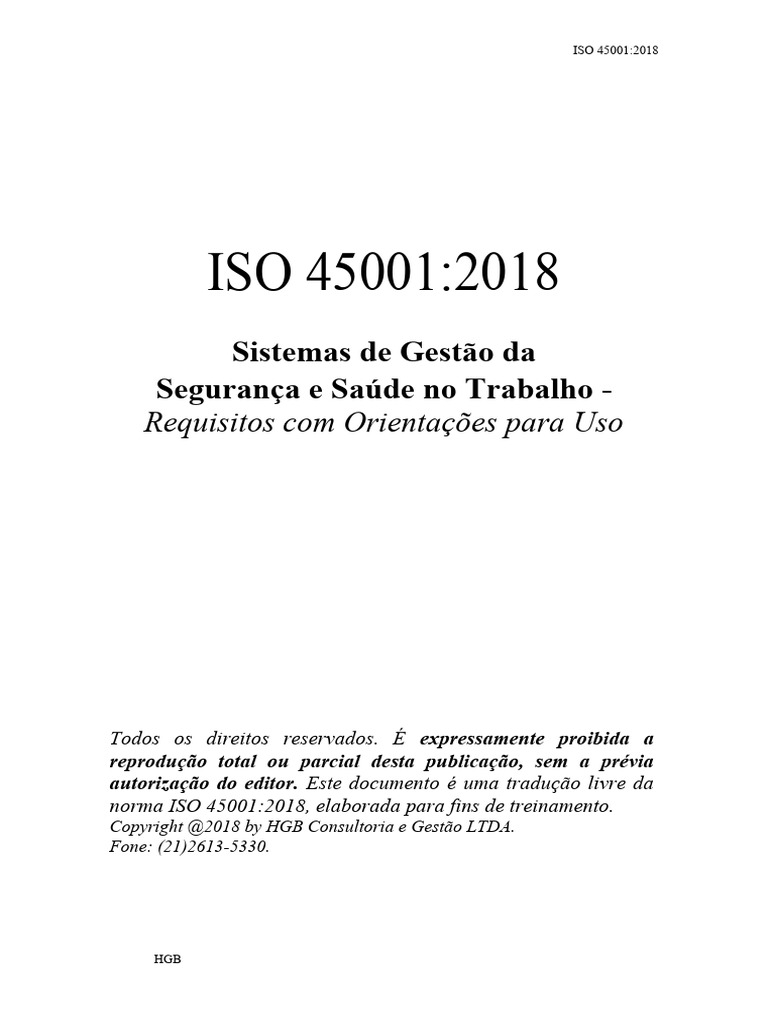 09 - Iso 45001-2018 | PDF
