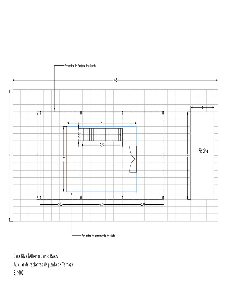 Casa Blas - Replanteo PTerraza | PDF