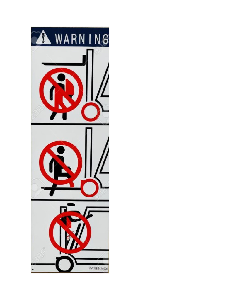 Pictogram Forklift | PDF