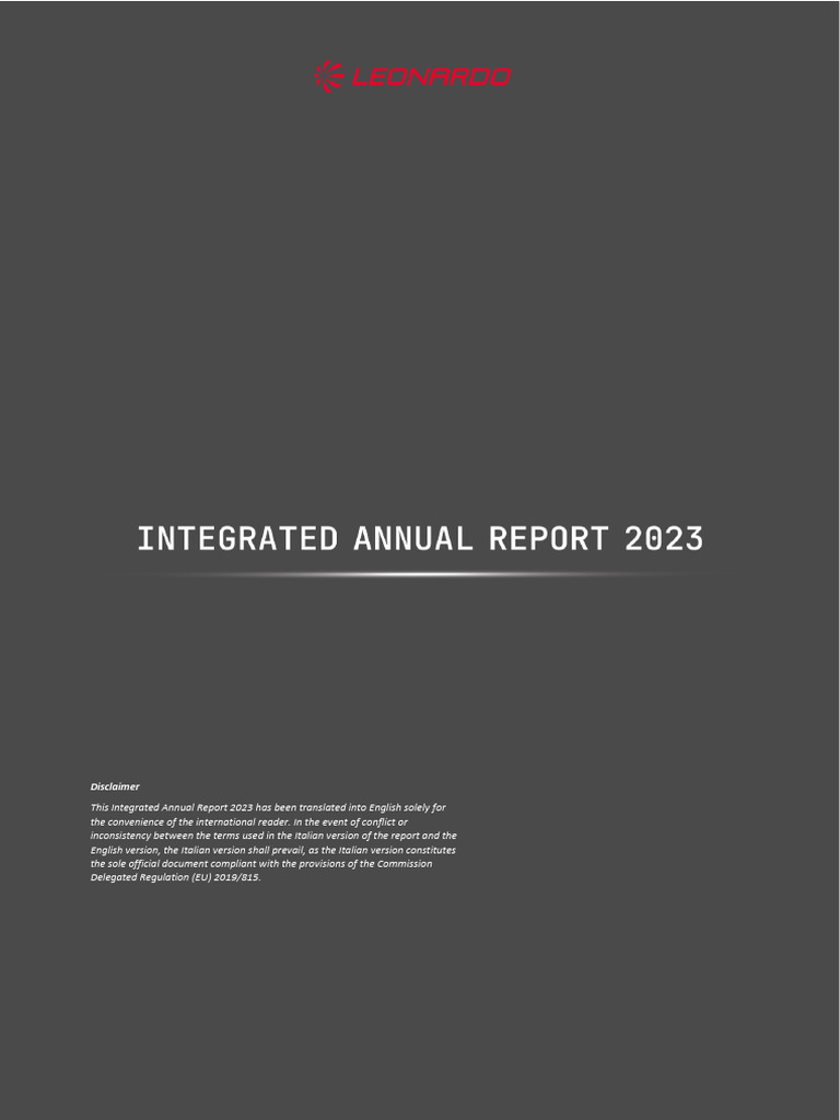 Integrated Annual Report 2023 - 12032024 - Per Sito | PDF