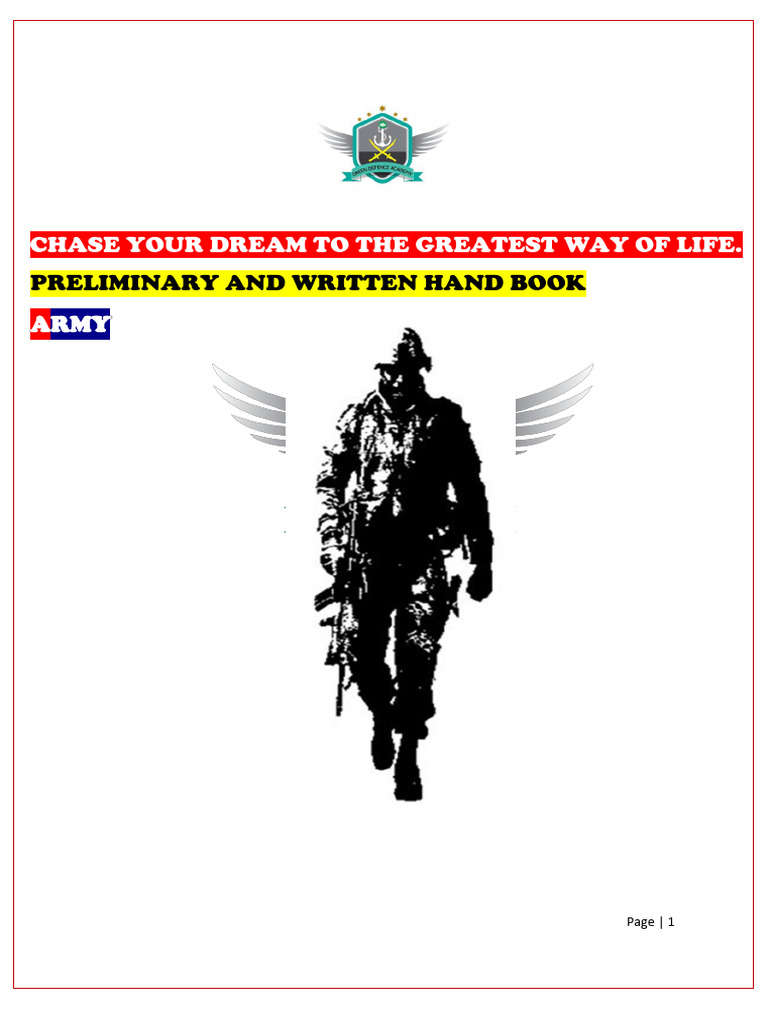 Army written Hand Book | PDF