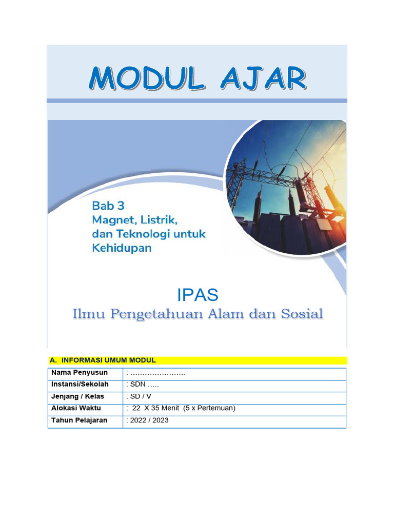BAB 3 - MA IPAS Kls 5 | PDF