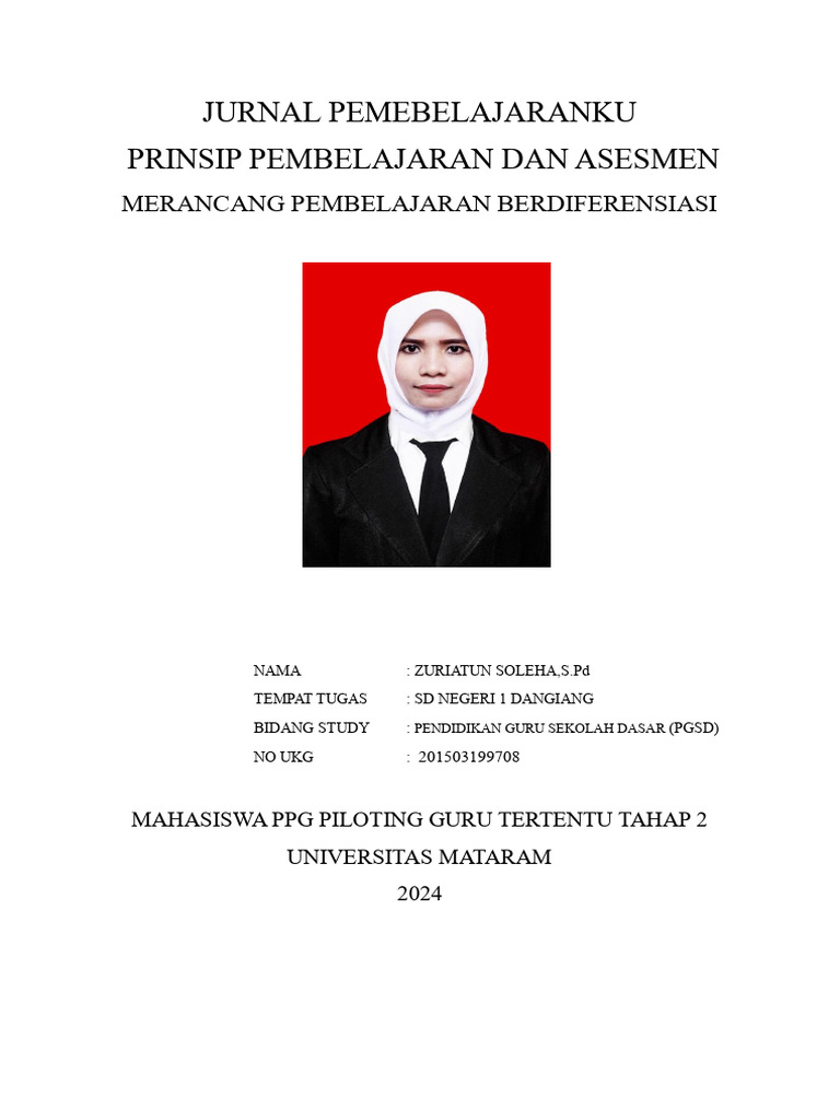 Jurnal Pembelajaranku | PDF