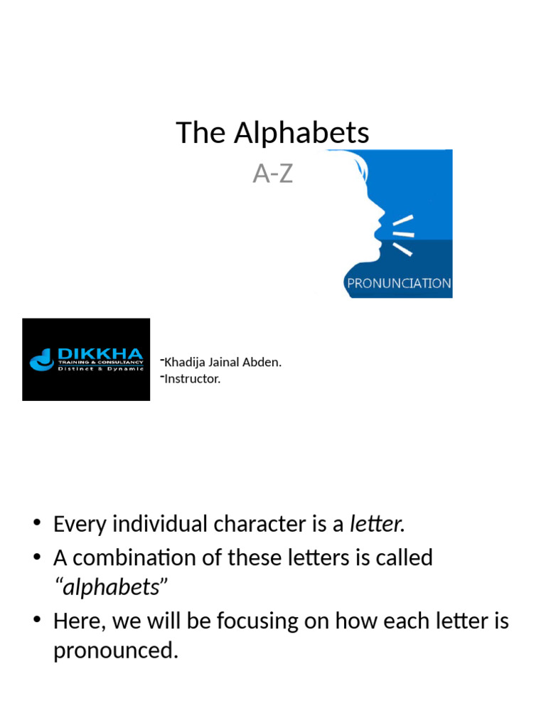 The Alphabets | PDF