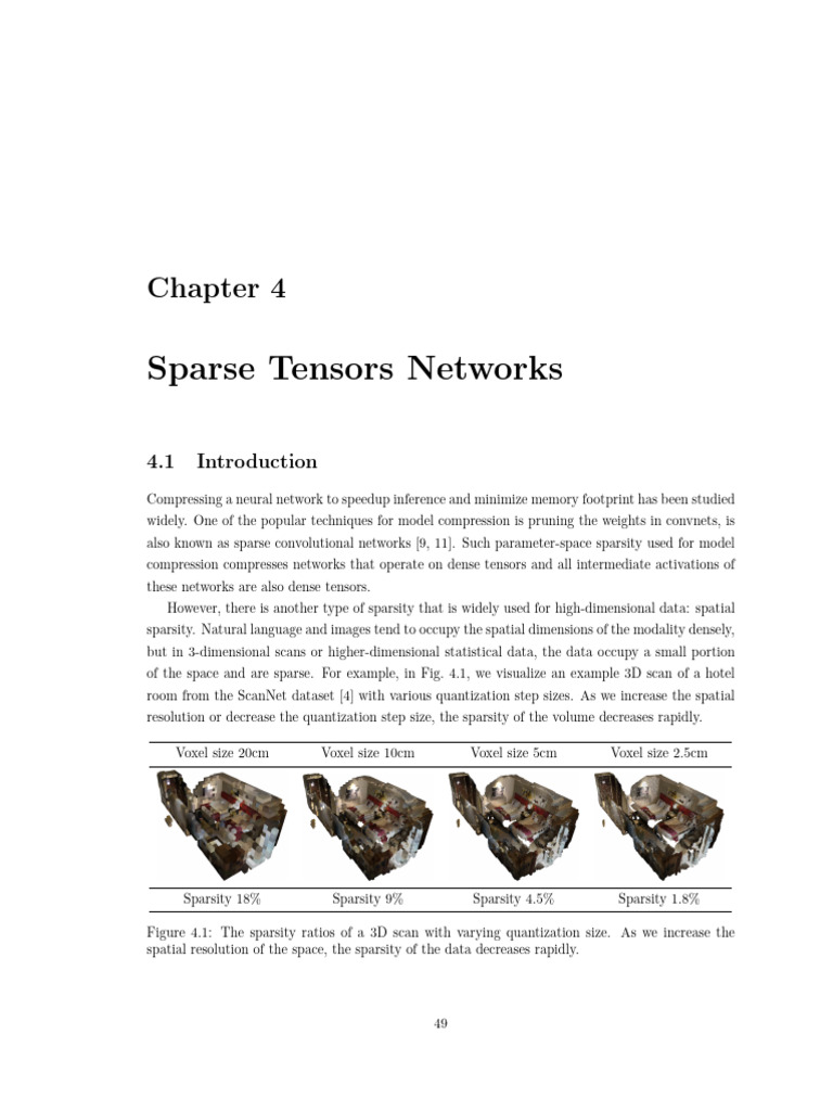 Ch4 Sparse Tensor Network | PDF